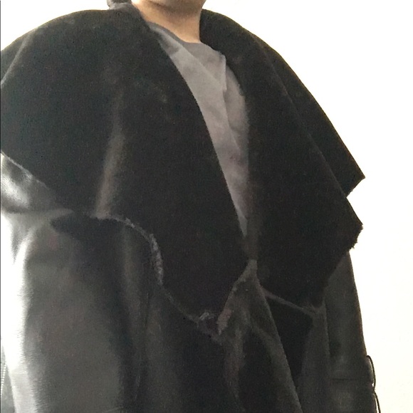 Missguided | Jackets & Coats | Shearling Waterfall Jacket | Poshmark